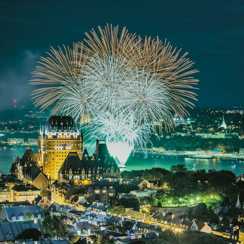 Fireworks in Quebec City and Lévis | Grands Feux Loto-Québec